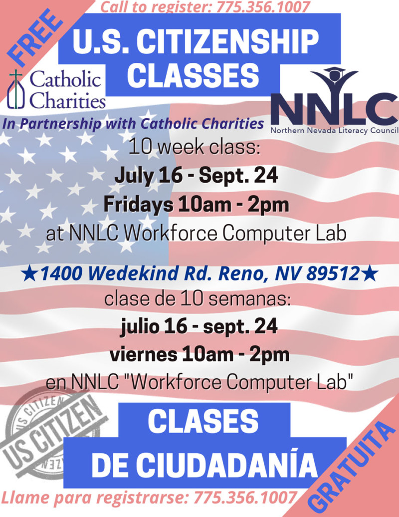 Citizenship Classes - Northern Nevada Literacy Council (NNLC)
